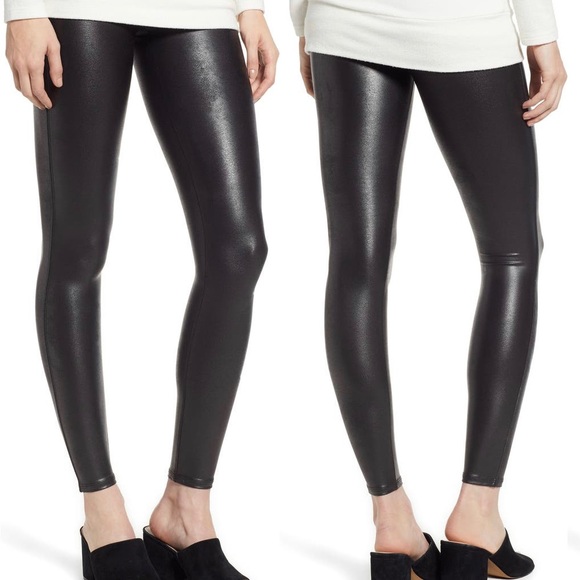 SPANX | Pants & Jumpsuits | New Spanx Faux Leather Leggings | Poshmark